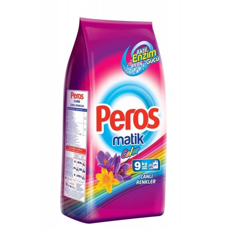 Peros Matik Canlı Renkler 9 Kg | Bizim Toptan