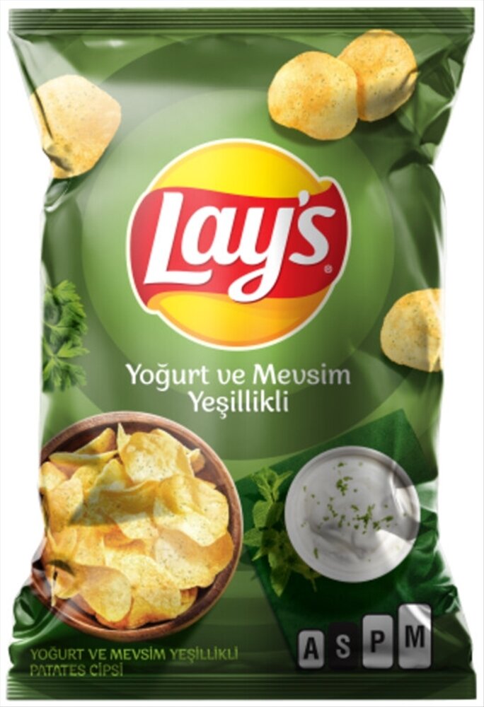 Lay's Yoğurt Mevsim Yeşillikleri Süper 104 g | Bizim Toptan