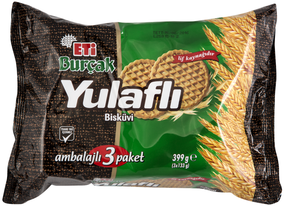 Eti Yulaflı Bisküvi 3'lü 375 g | Bizim Toptan