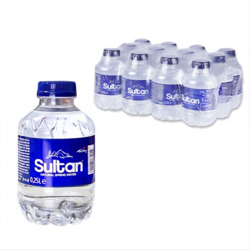 Sultan Doğal Kaynak Suyu 250 ml 12'li | Bizim Toptan Market