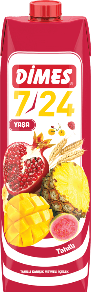 Dimes 7/24 Tahilli Karışık Meyveli İçecek 1 L | Bizim Toptan Market